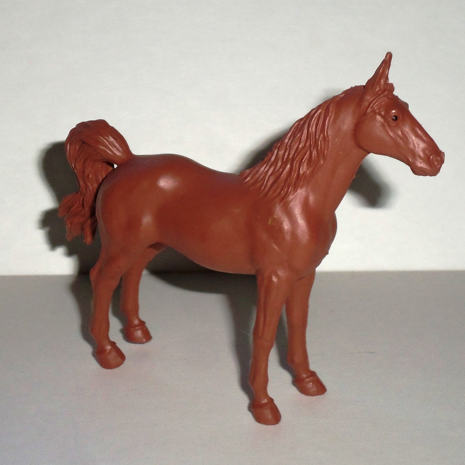 New Ray Toys Brown Horse PVC Plastic Animal Figure Loose Used