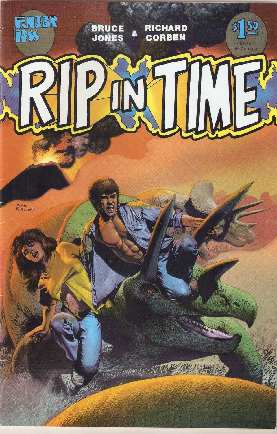 Rip in Time #2 Fantagor Press 1986 GD