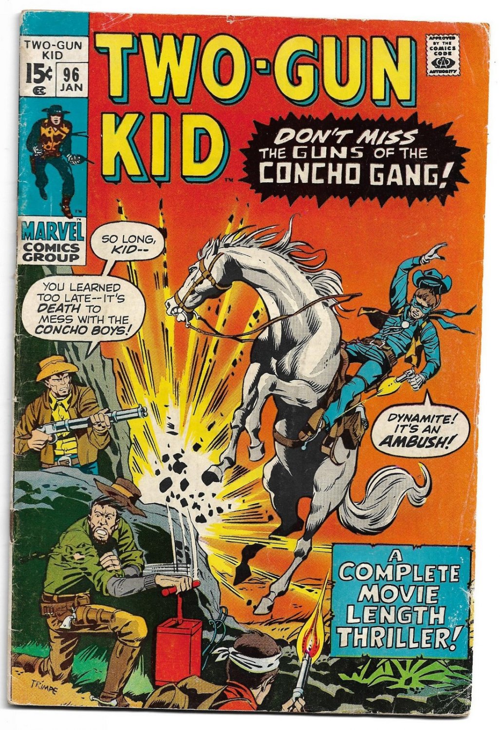 Two-Gun Kid (1948 series) #96 Marvel Comics Jan 1971 GD