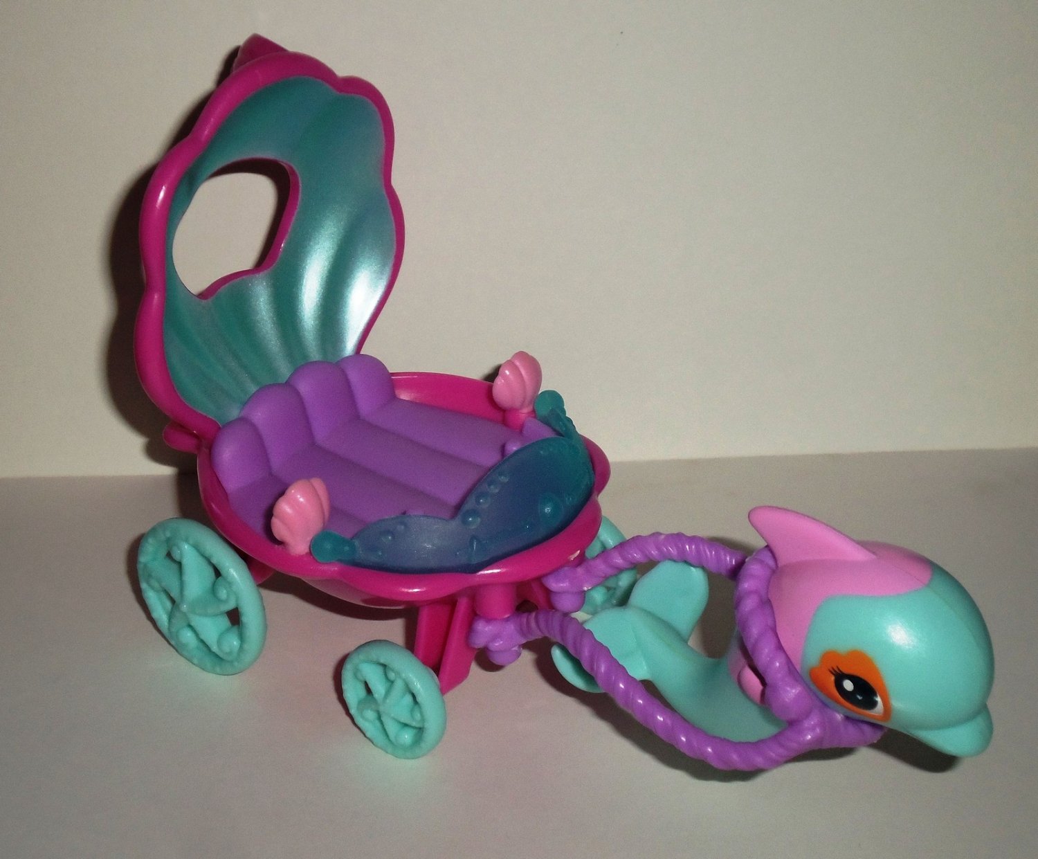 My Little Pony Mermaid Dolphin Carriage Only from Set Hasbro 2009 Loose ...