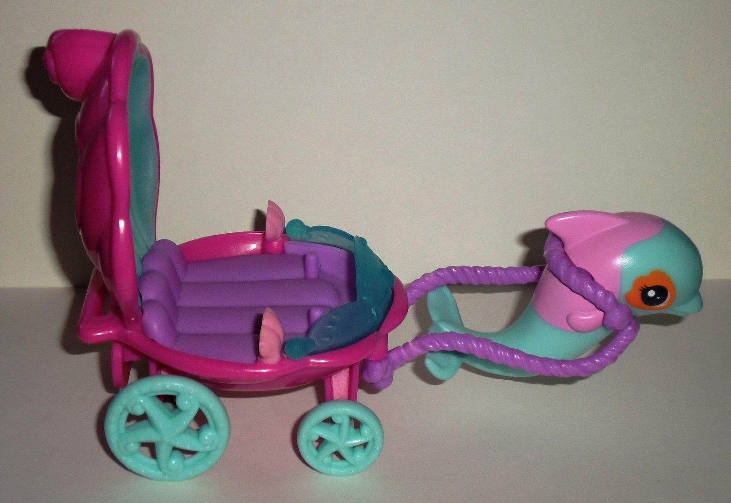 My Little Pony Mermaid Dolphin Carriage Only from Set Hasbro 2009 Loose ...