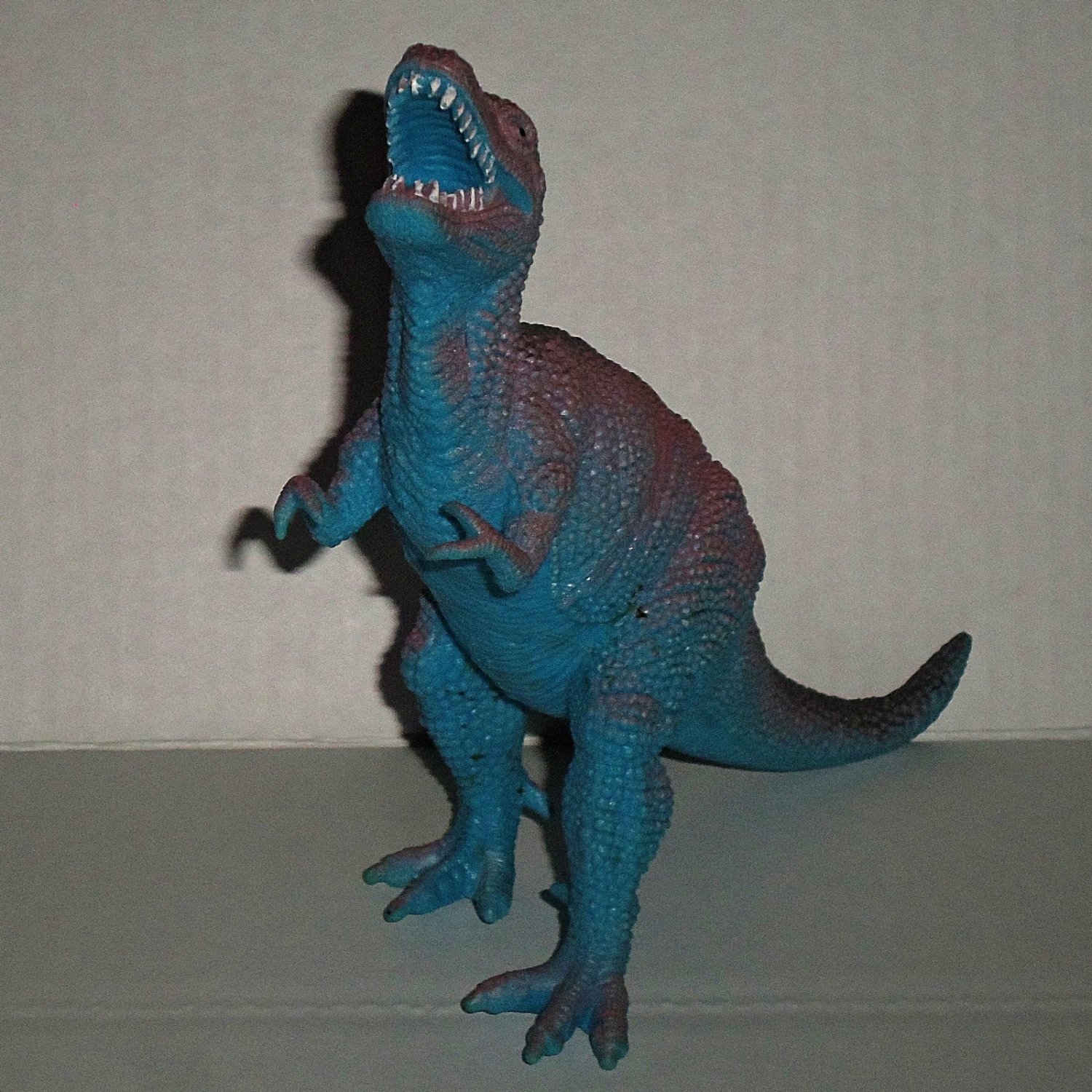 Dinosaur Blue Tyrannosaurus Rex T-Rex 9" Plastic Figure WM84495 TM04 ...