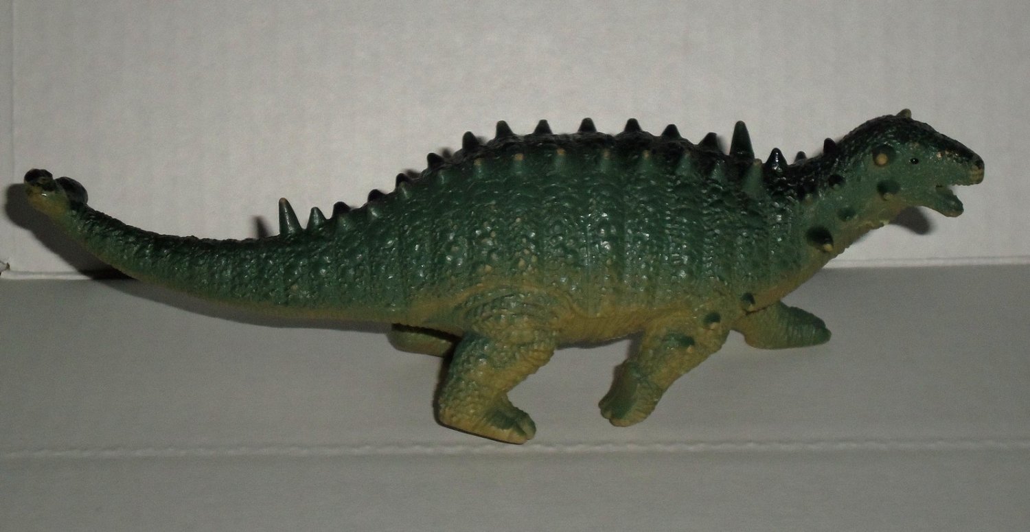 Dinosaur Green Pinacosaurus 8" Plastic Figure WM84495 TD02-0812 Loose Used