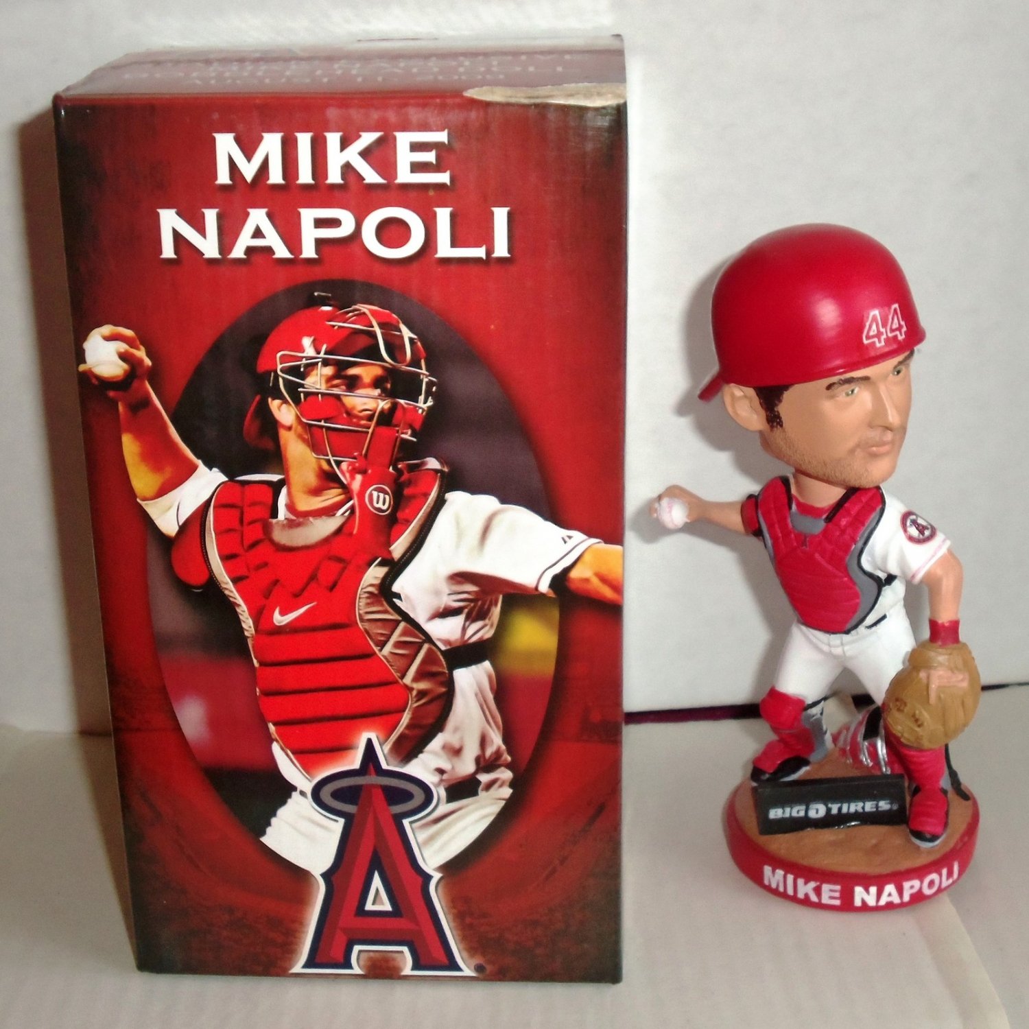 Mike Napoli 2009 Los Angeles Angels Bobblehead Doll SGA in Original Box