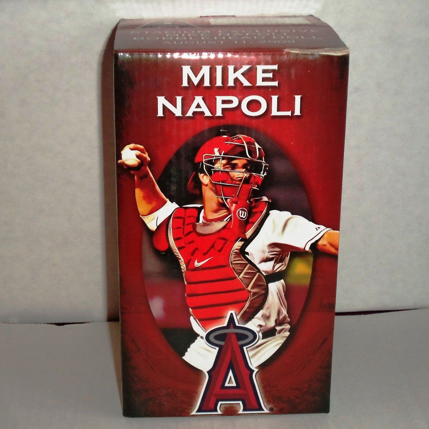 Mike Napoli 2009 Los Angeles Angels Bobblehead Doll SGA in Original Box