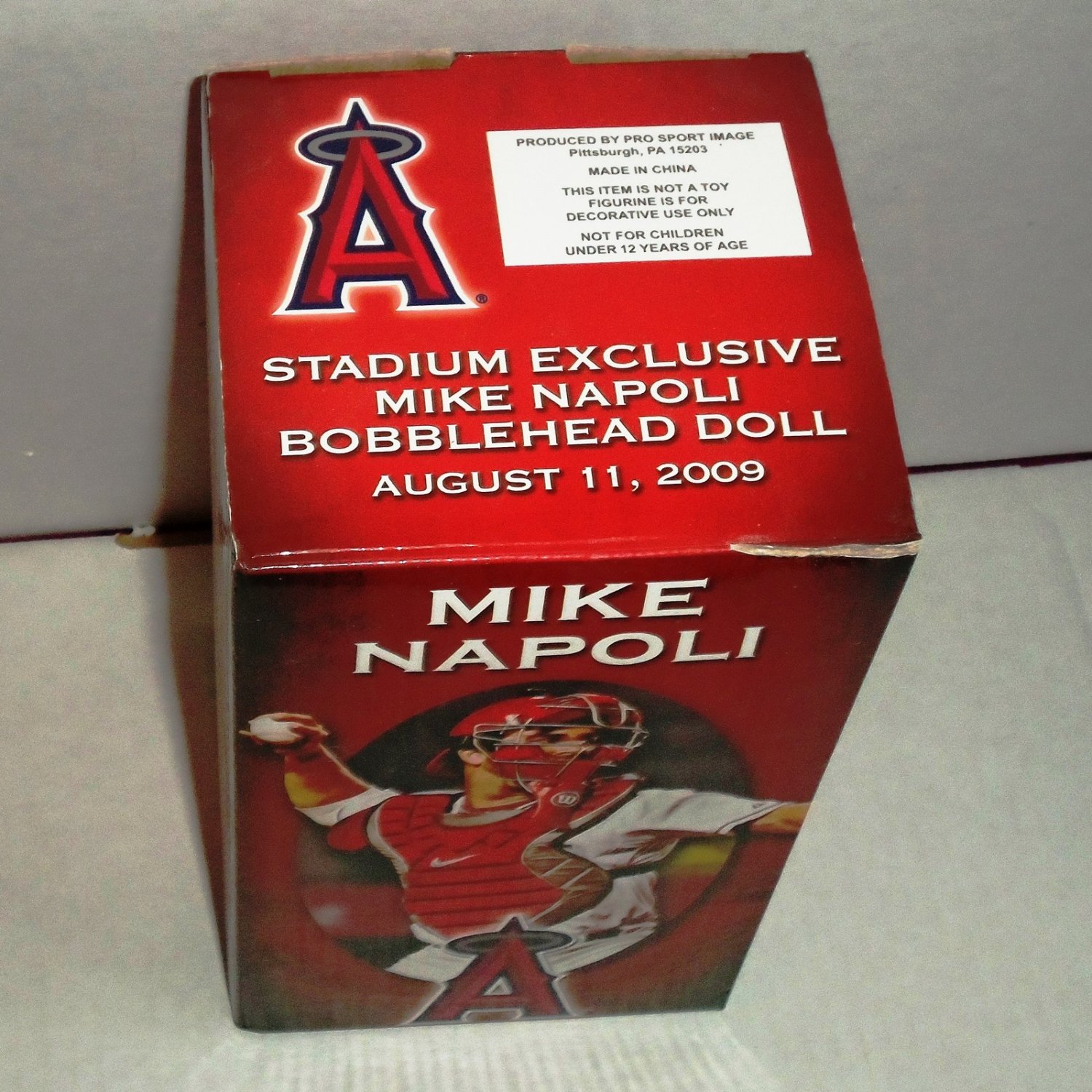 Mike Napoli 2009 Los Angeles Angels Bobblehead Doll SGA in Original Box