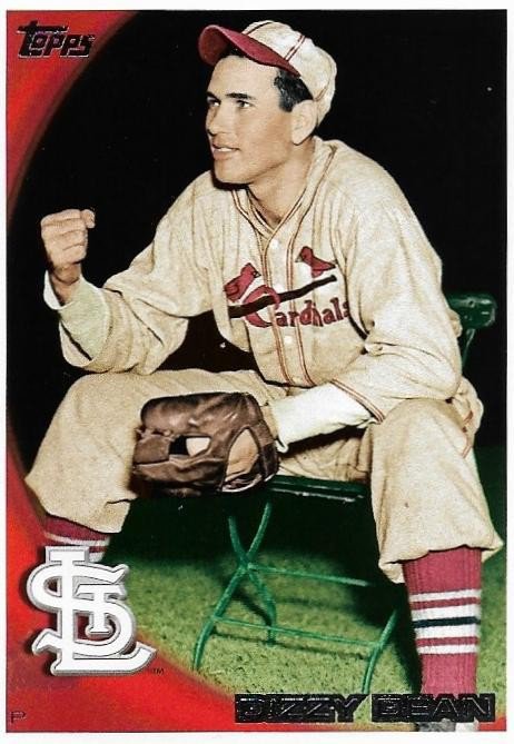 2010 Topps Baseball Card #479B Dizzy Dean SP Variation St. Louis ...