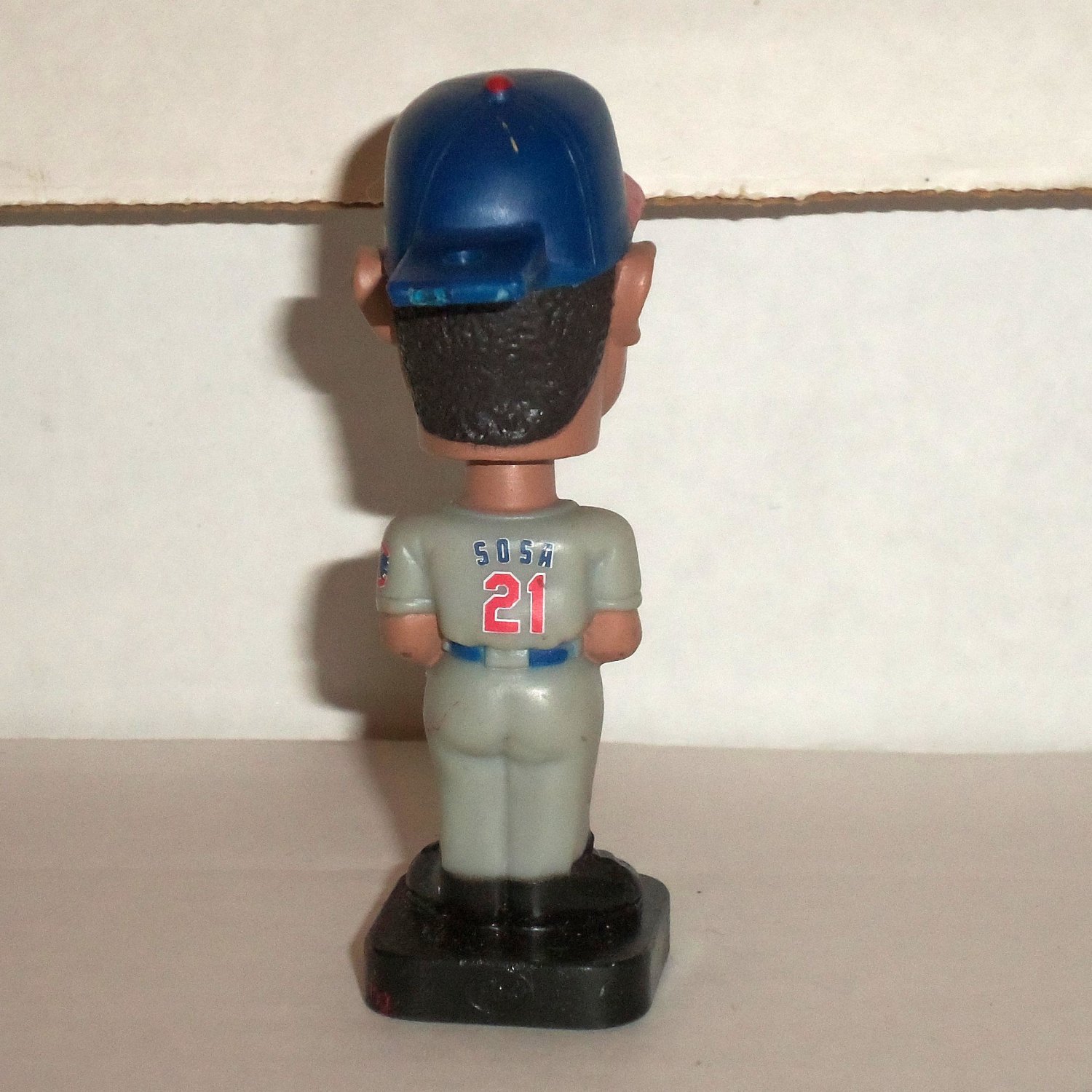 Post 2003 Miniature Sammy Sosa Bobblehead Figure Loose Used A