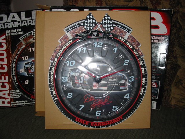 Nascar Wall Clock