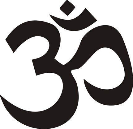 LARGE OM SYMBOL WALL DECAL STICKER BUDDHA ABSOLUTE BRAHMAN HINDU