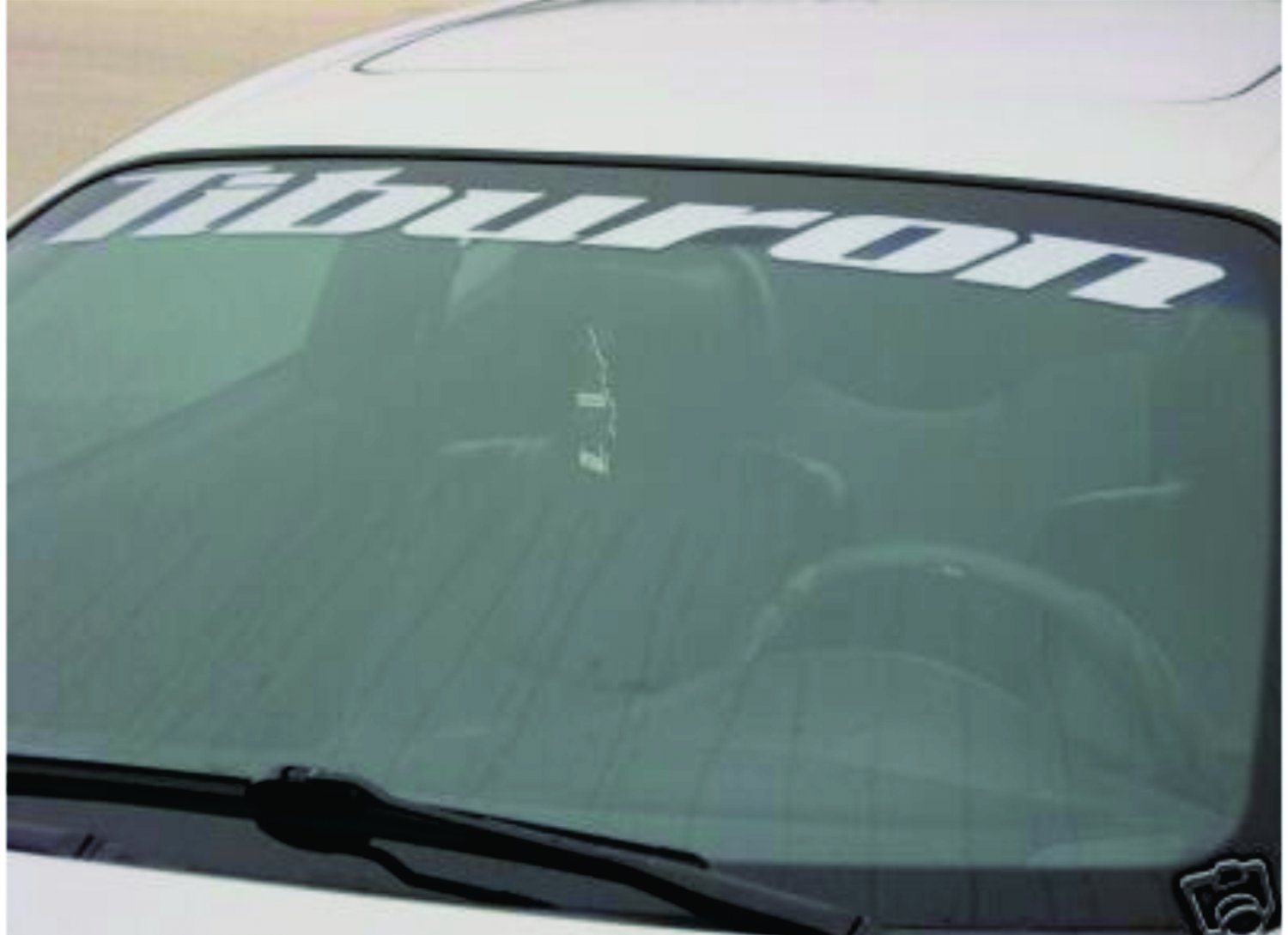 TIBURON VINYL WINDSHIELD BANNER, DECAL, STICKER