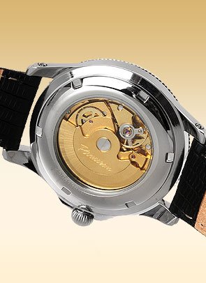 ROUSSEAU MUSE MENS 20J AUTOMATIC LUXURY WATCH NEW LEATHER STRAP