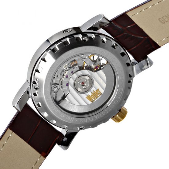 WOHLER MARX MENS 38J AUTOMATIC LUXURY WATCH CHAMPAGNE