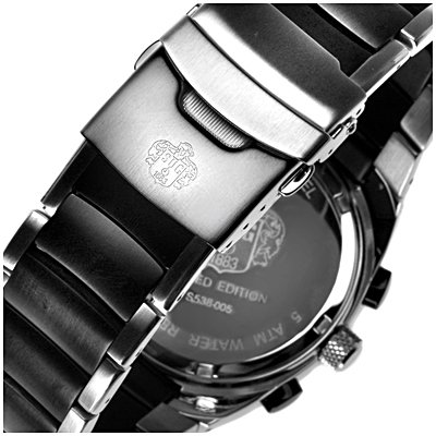 SUG VELOCITY MENS SEIKO VD53B CHRONOGRAPH MOVEMENT STAINLESS STEEL ...