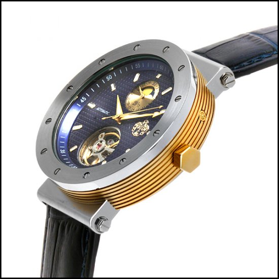 S.U.G. BEDLAM MEN'S 20J AUTOMATIC TT WATCH NEW BLUE SUG