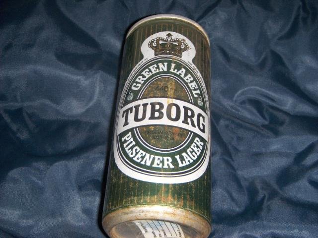 Tuborg Pilsener Lager Green Label Denmark Brewery 440ml 6 1/4" Tall ...