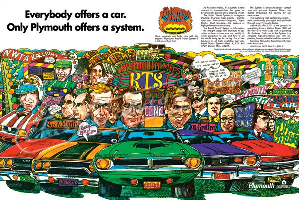 1970 Plymouth Rapid Transit Ad Digitized & Re-mastered Print "Only ...