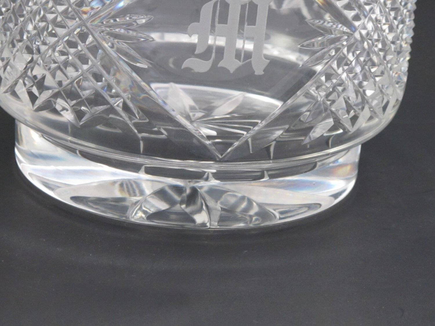 Hand cut lead Crystal bowl, Can be customized glass M