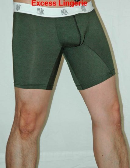 DMK X-LO Long Boxer BULGE ENHANCER Olive Green Medium