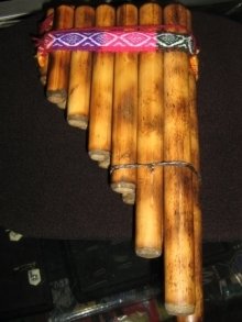 Original peruvian Pan-Pipe,flute,Zampona,Bamboo
