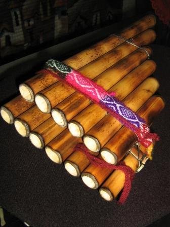Original peruvian Pan-Pipe,flute,Zampona,Bamboo