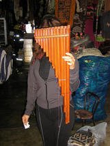 Bass Zamponia, Pan flute,Instrument made of Bamboo