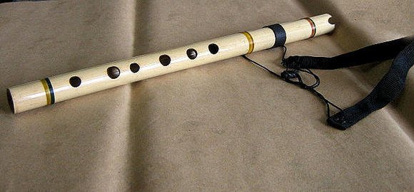 Peruvian flute, Quena in wood musical instrument of Peru