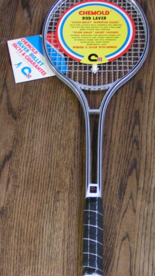 Chemold Rod Laver Aluminum Silver Bullet racket