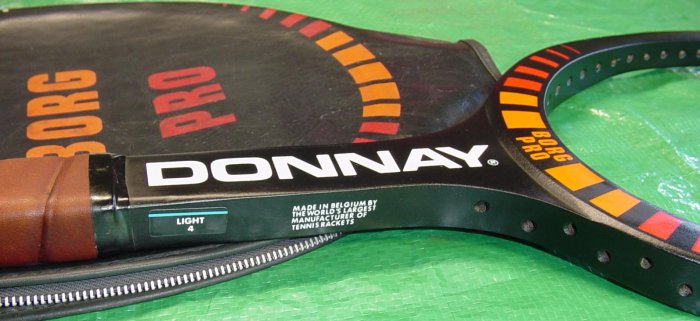 New (NOS) Donnay Borg Pro Wood tennis racket