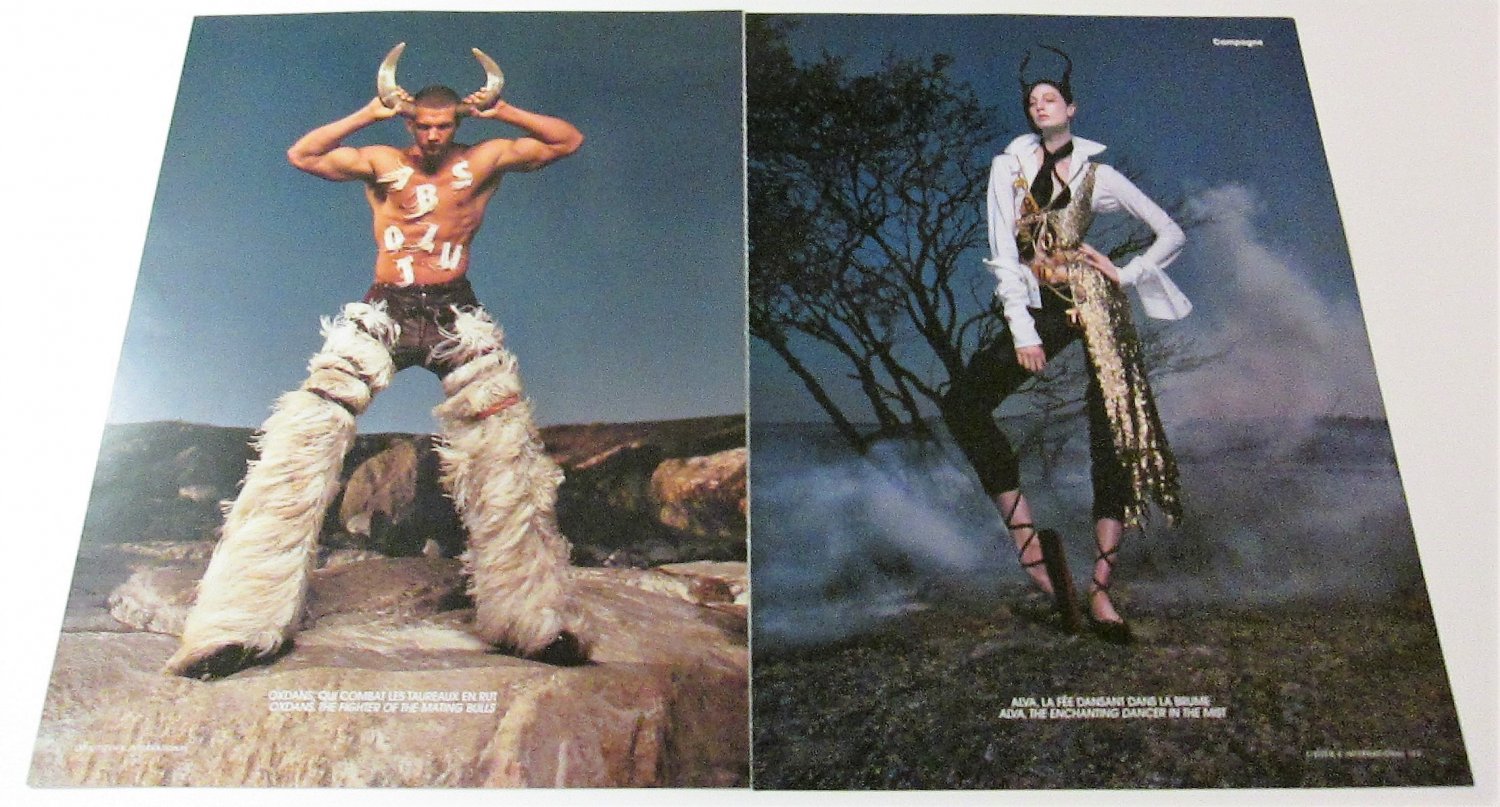 ABSOLUT LEGENDES Jean-Paul Gaultier Vodka Magazine Ad/Article 9 PAGES 8 ...