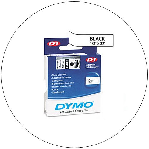 Dymo D1 Standard Tape Cartridge for Dymo Label Makers - No. 45113