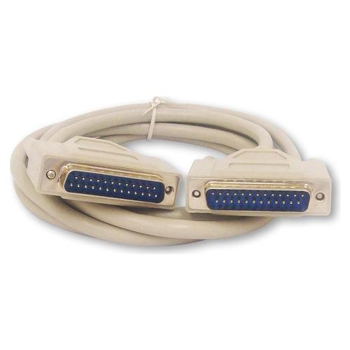 6' (1.82m) Shielded RS-232 Cable - Male DB25 to Male DB25 - Inland ...