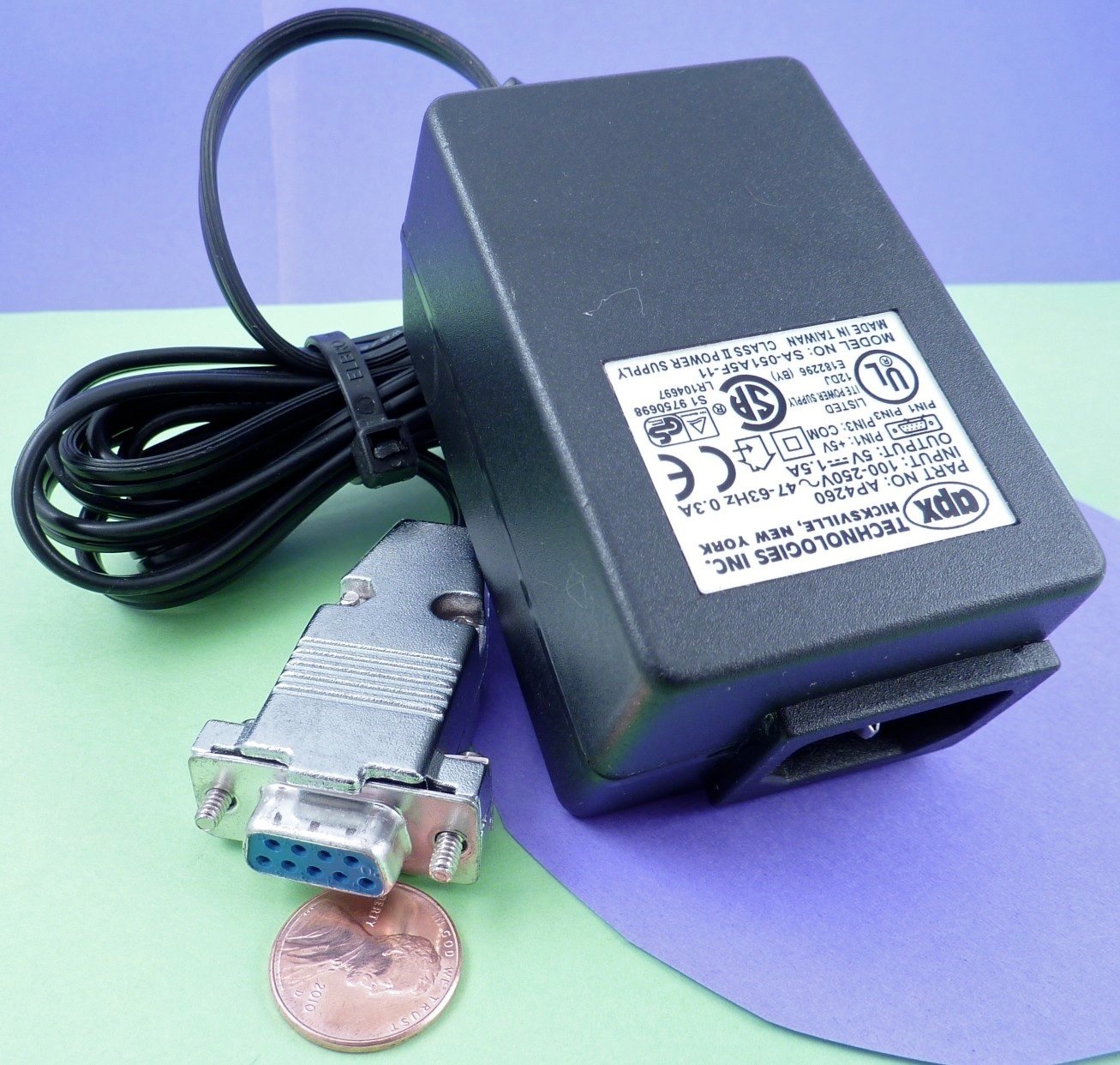 APX Technologies Switching Wall Transformer No. SA-051A5F-12 (New In Stock)