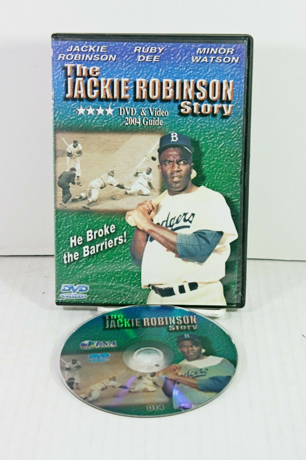 The Jackie Robinson Story DVD Video Guide 2004 42 Dodgers Black History ...