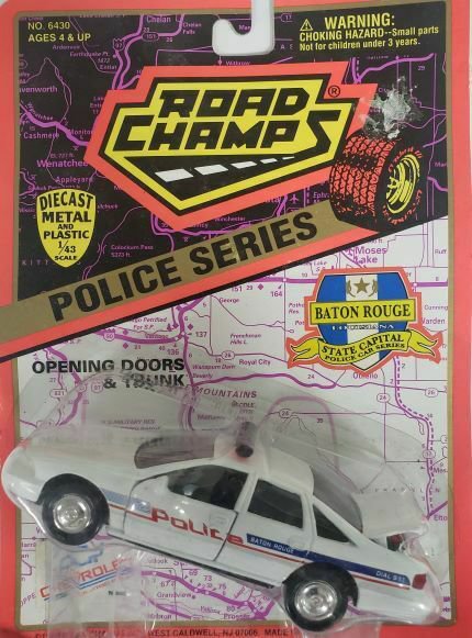 1996 Road Champs Police Series 1/43 Scale Emergency Vehicle Replica ...