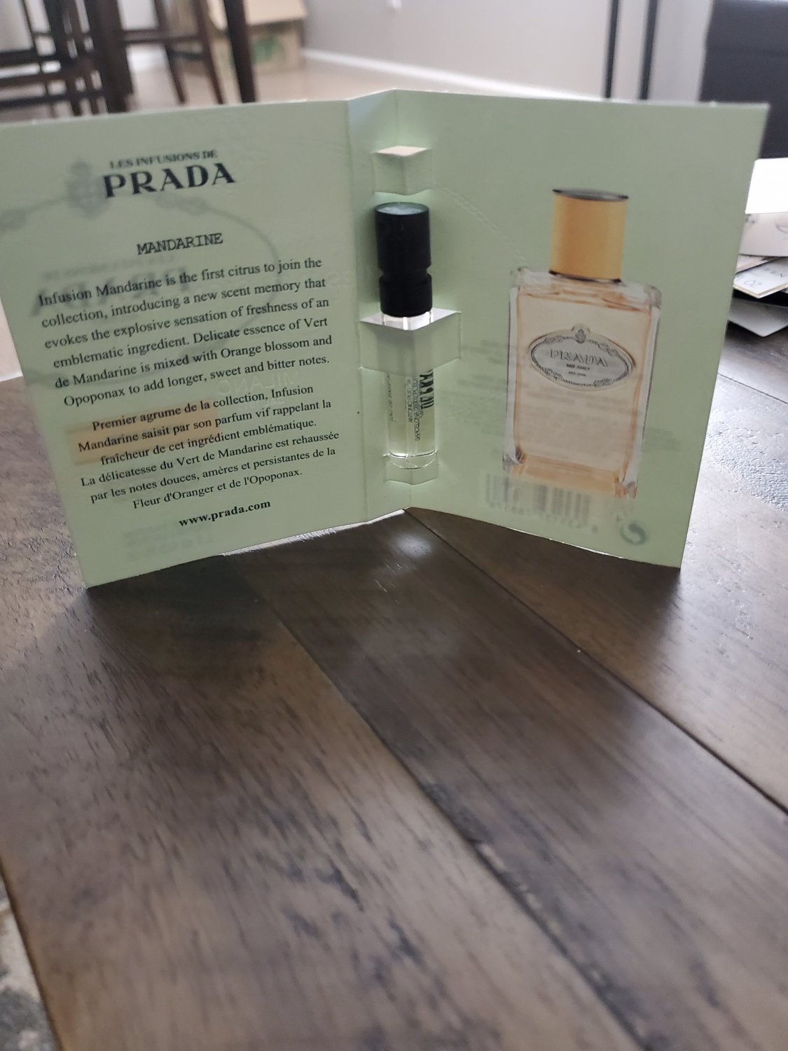 Les Infusions de Prada Mandarine edp - 1.5 ml SAMPLE - BN