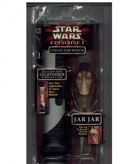 JAR JAR BINKS WATCH, STAR WARS EPISODE 1, NIB