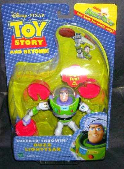 Disney Toy Story CHECKER THROWIN' BUZZ LIGHTYEAR Action Figure NEW
