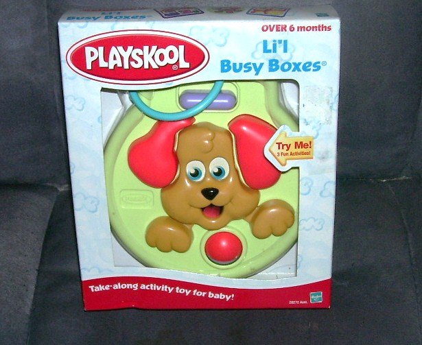 Playskool Li'l Busy Boxes PUPPY Activity Toy NEW IN BOX! 2002