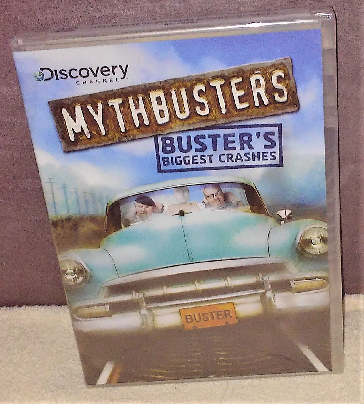 MYTHBUSTERS Buster's Biggest Crashes DVD from Discovery Channel