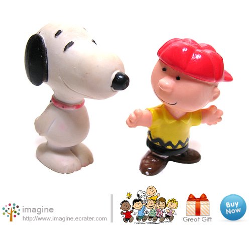 Rare Vintage Peanuts 2" Figures PVC Charlie Brown ©1965 and Rubber ...