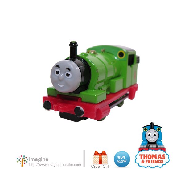 Thomas the Tank Engine & Friends Percy #6 Green Train Diecast ERTL ...