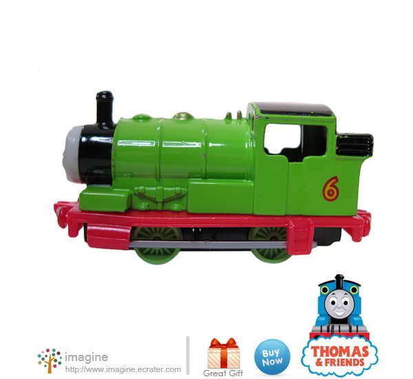 Thomas the Tank Engine & Friends Percy #6 Green Train Diecast ERTL ...