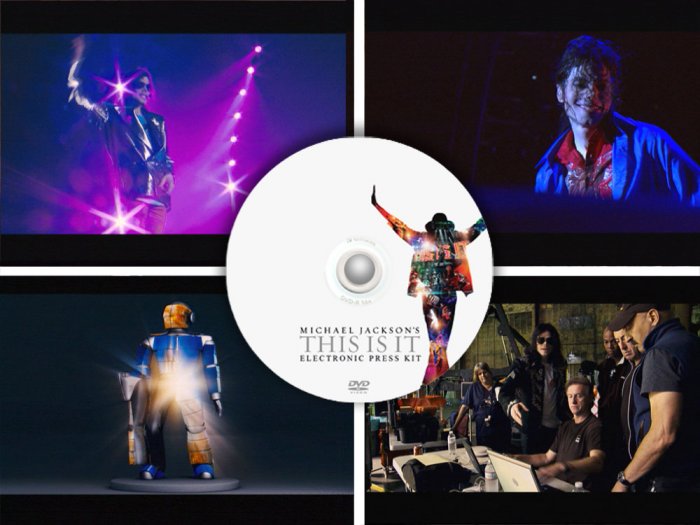 Michael Jackson This is it movie PRESS KIT promo DVD behind scenes ...