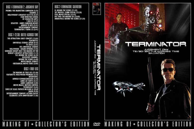 2 DVD set TV specials promos RARE Terminator 2 Universal Studios T2 3D ...