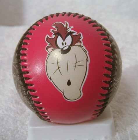 RED Looney Tunes Tasmanian Devil TAZ Baseball