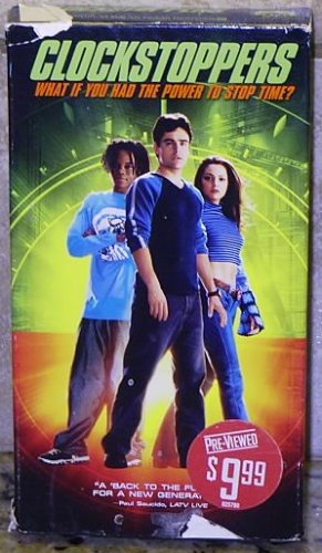 Clockstoppers Movie VHS + FREE U.S. SHIPPING