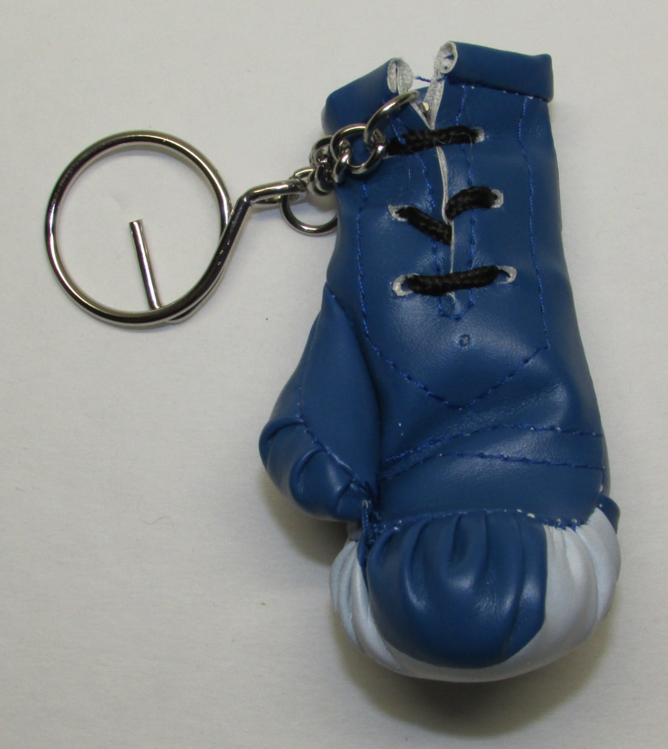 Everlast USA BOXING Glove Blue White KEY CHAIN Ring Keychain NEW