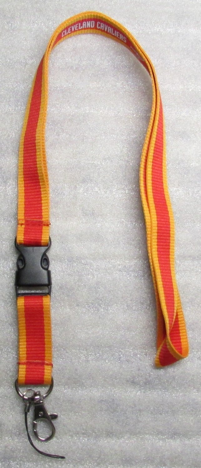 NBA Cleveland Cavs Breakaway Disconnect LANYARD KEY CHAIN Ring Keychain ...
