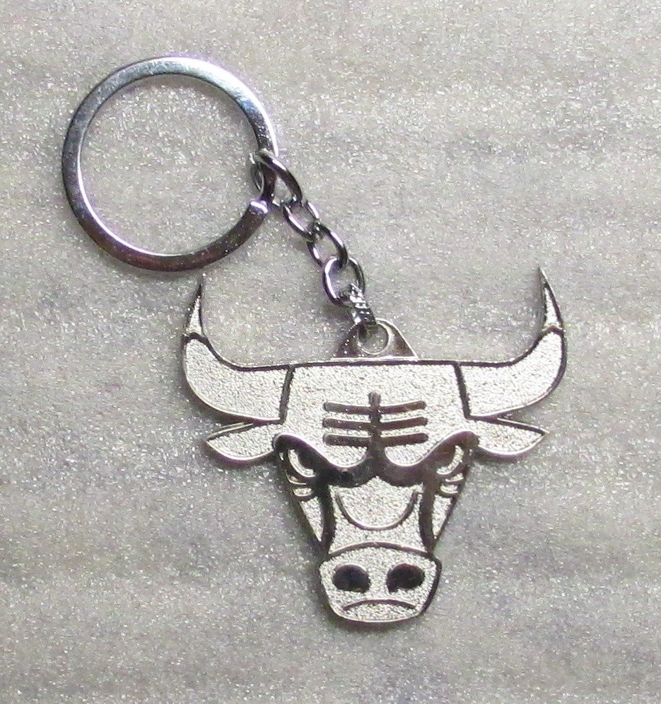 NBA Chicago Bulls Metal Basketball High Quality KEY CHAIN Ring Keychain NEW